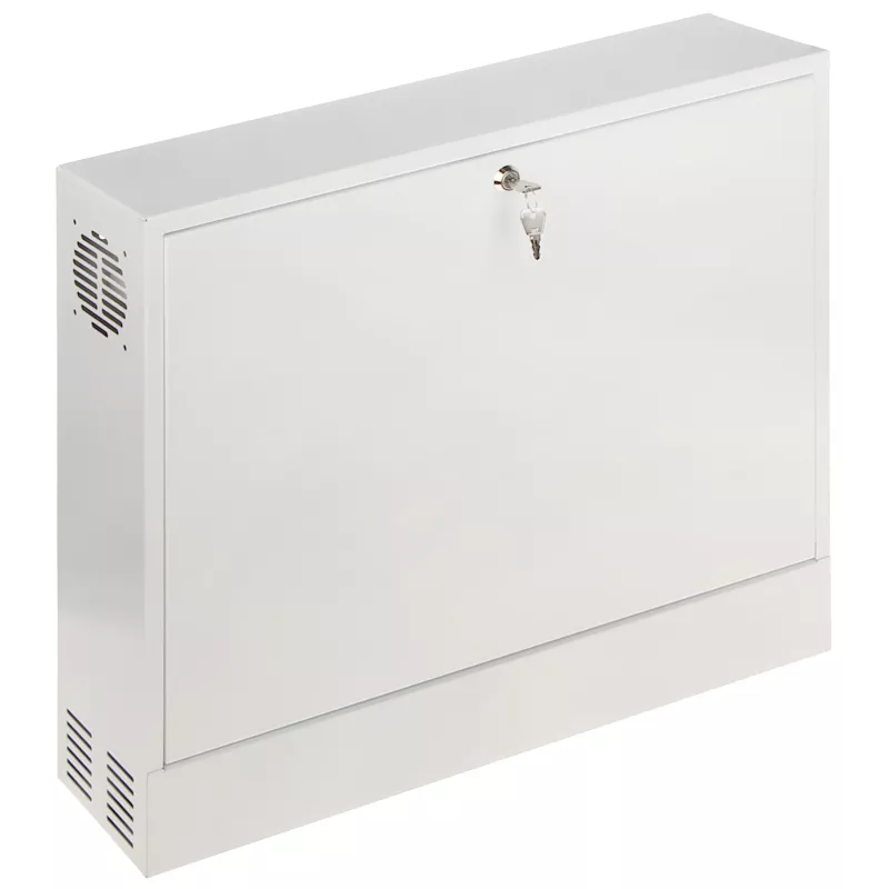 Rack slim 19 inchi 2U montaj pe perete 580x500x130 alb vertical CR19-2U ...