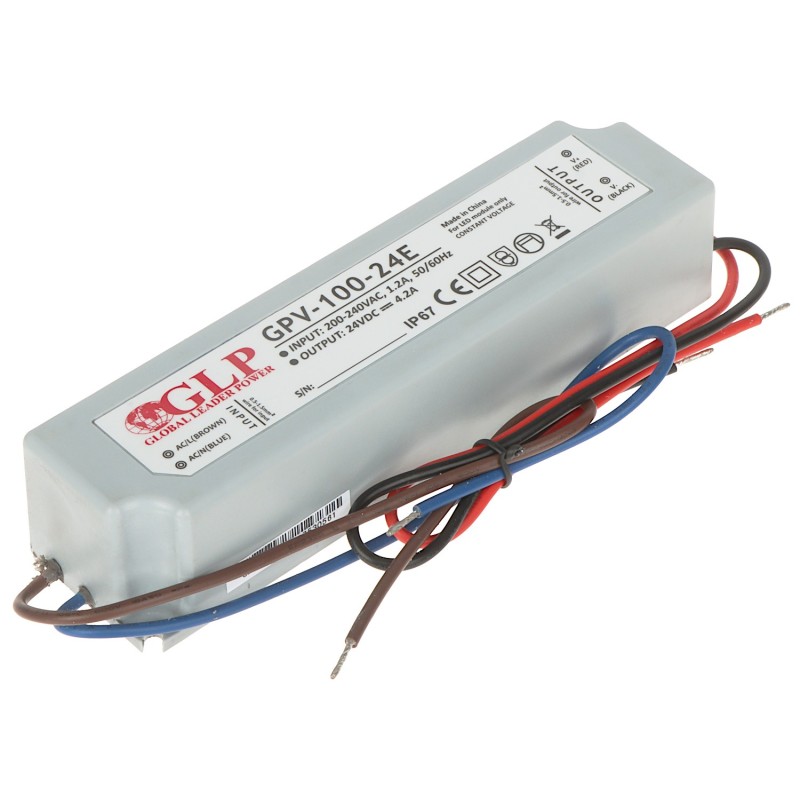 Sursa alimentare 24V/4.2A de exterior IP67 100.8W GPV-mini