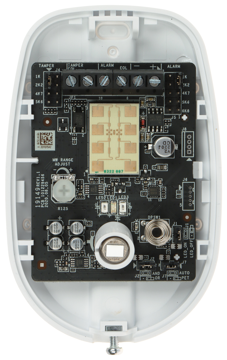 DETECTOR DUAL MICROUNDE + PIR DS-PDD12P-EG2 Hikvision